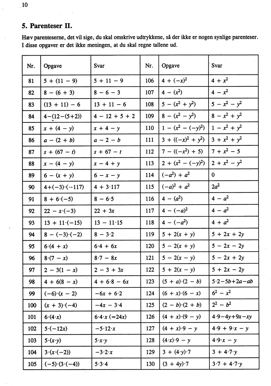 Matematikopgaver t&s